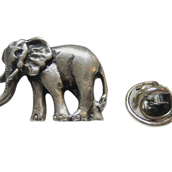 Kiola Designs | Accessories | Textured Elephant Lapel Pin | Poshmark
